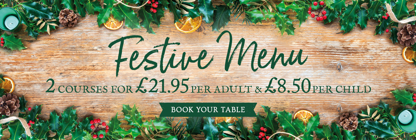 Vintage Inns Festive Menu at The Glover Arms