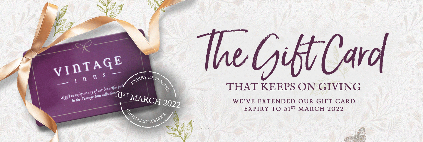 Vintage Inns Gift Vouchers - £5 to £250 - Restaurant Gift Cards