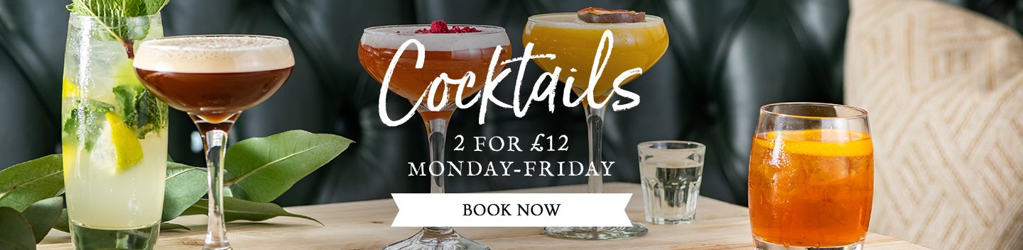 NEW Drinks Menu & Prices - The Thames Court | Vintage Inns