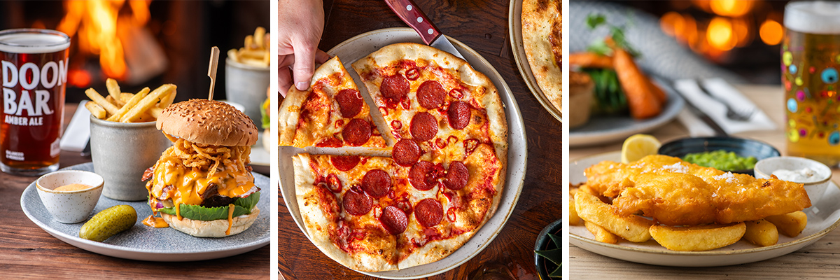 Takeaway Pub Classics for Collection at The Woodside