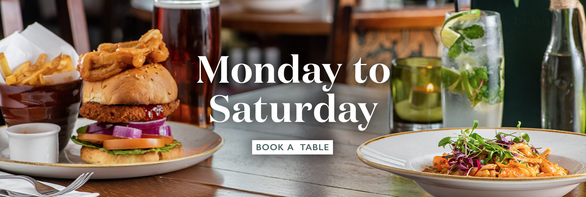 Vintage Inns | Monday to Saturday Menu at The Tame Otter