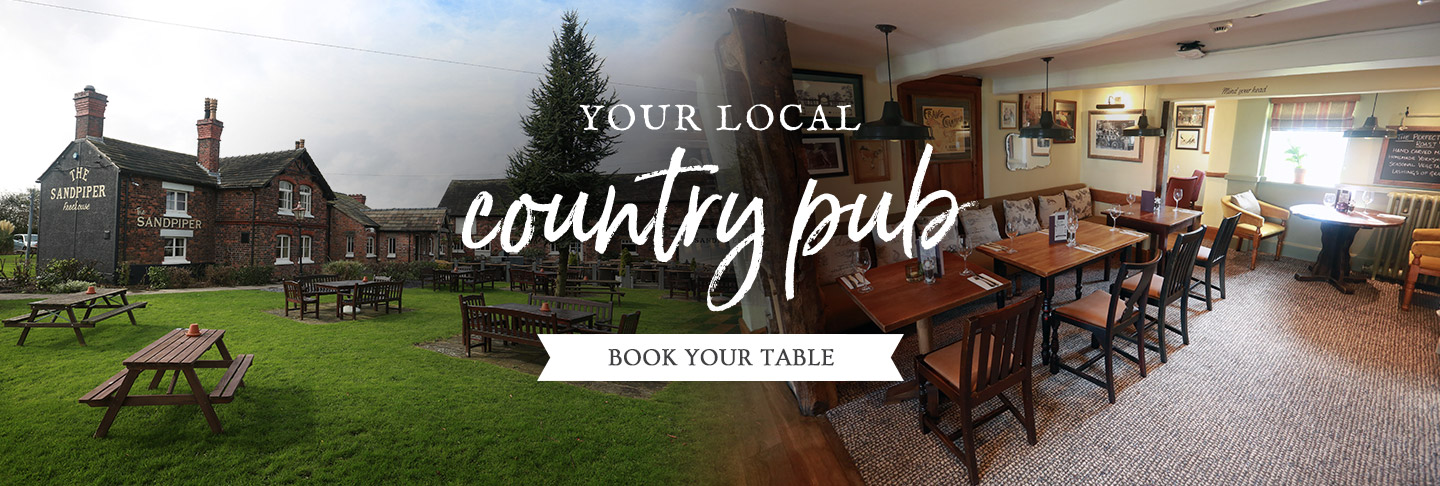 The Sandpiper Pub & Restaurant in Bickerstaffe - Vintage Inns