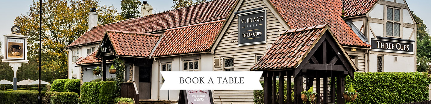 The Three Cups Pub & Restaurant in Stamford Bridge - Vintage Inns